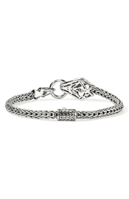 John Hardy Naga Dragon Link Bracelet With Diamonds And Sapphires