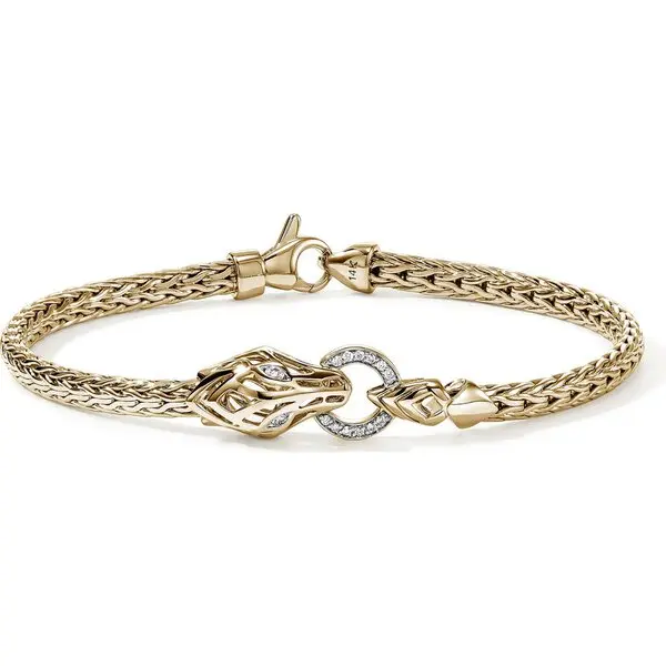 John Hardy Naga Chain Bracelet - Gold
