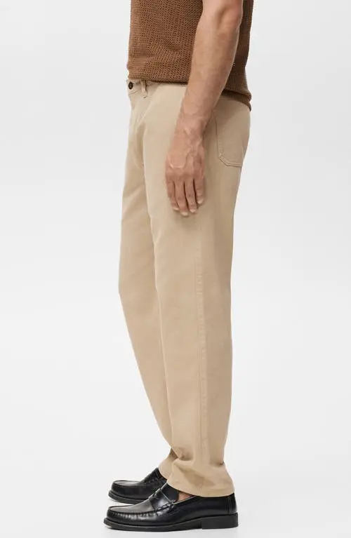 Mango Regular Fit Jeans - Beige