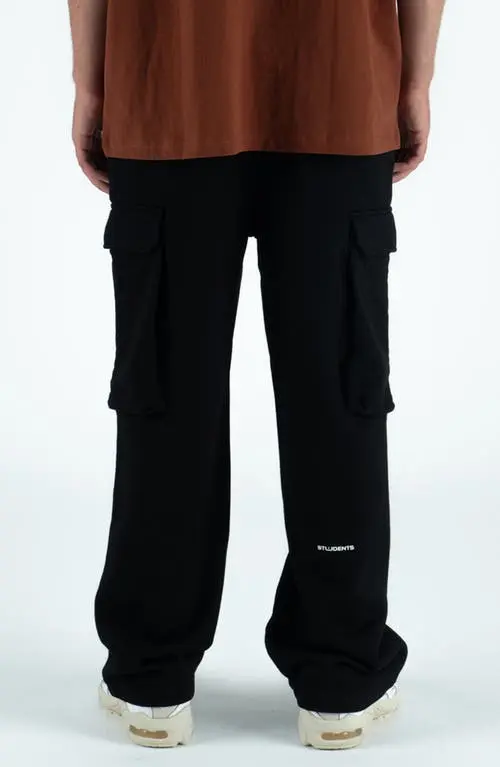 STUDENTS Highlands Cargo Sweatpants - Black