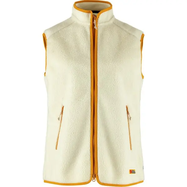Fjallraven Vardag High Pile Fleece Vest - Chalk White