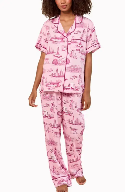 KATIE KIME New York Toile Pants Set - Pink