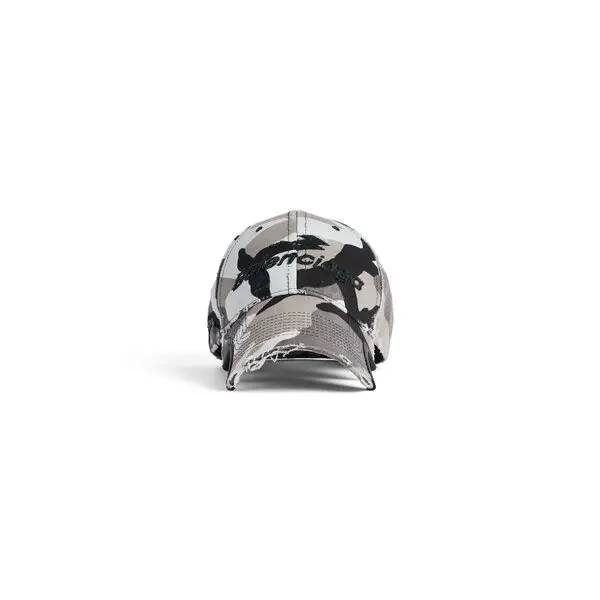 Balenciaga Diamond B Baseball Cap - Grey & Silver