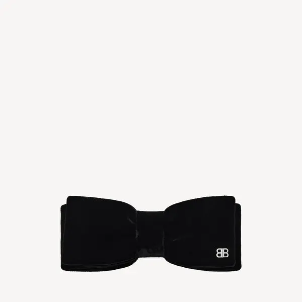 Balenciaga Holli Hair Bow - Black