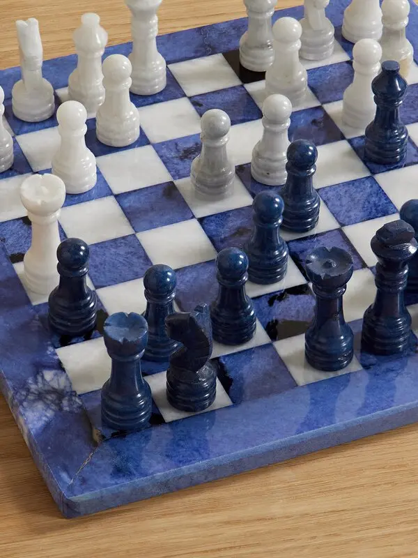JIA JIA HOME Lapis Lazuli Chess Set