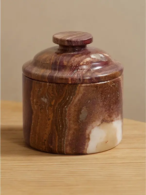Jia Jia Onyx Trinket Box - Brown