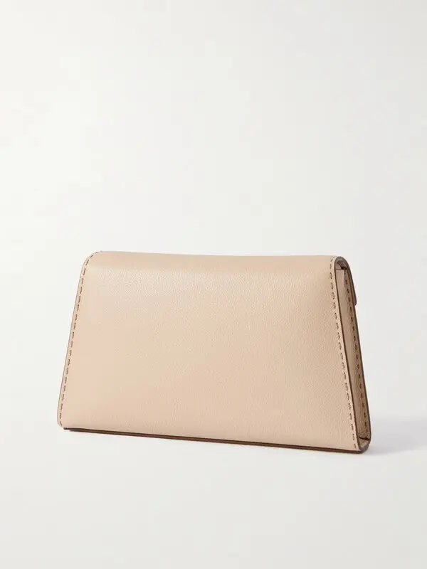 Savette Symmetry Textured-leather Shoulder Bag