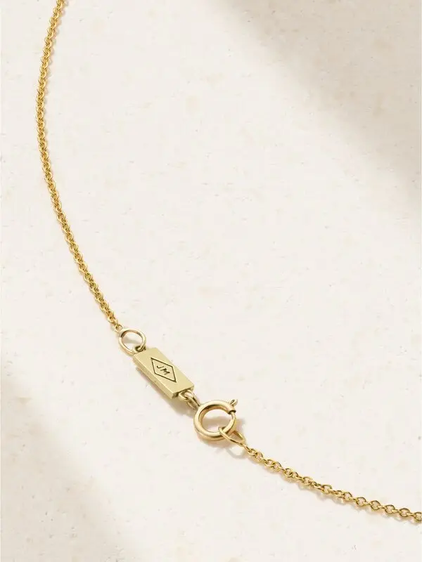 JENNIFER MEYER Mini 70s Star Diamond Necklace