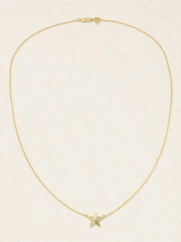 JENNIFER MEYER Mini 70s Star Diamond Necklace