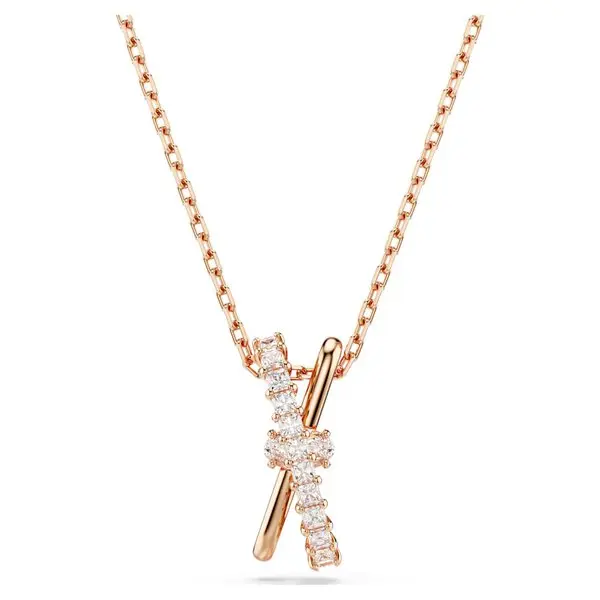 SWAROVSKI Hyperbola Pendant Necklace With Zirconia - White