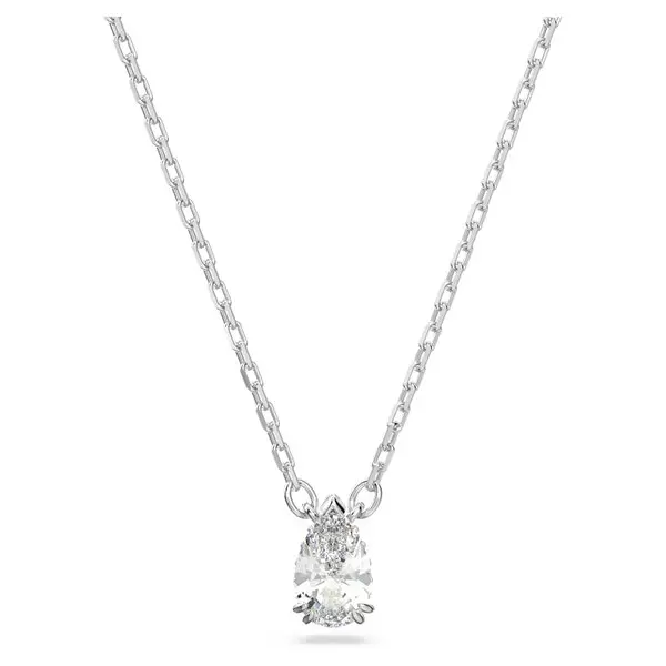 SWAROVSKI Stilla Rhodium-plated Pendant Necklace - White