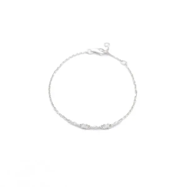 BONDEYE JEWELRY Diamond Bracelet - White Gold