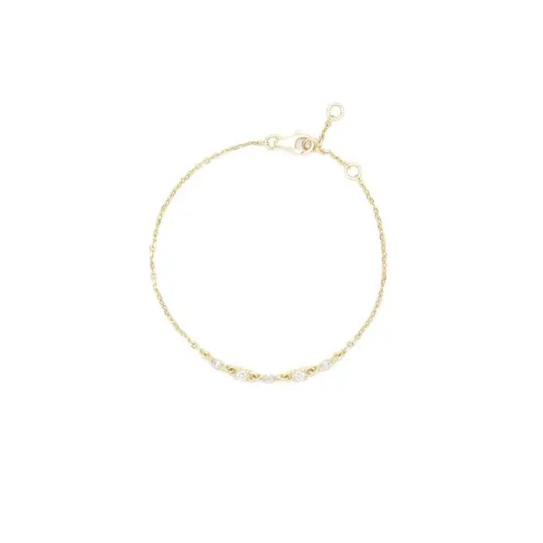 BONDEYE JEWELRY Diamond Bracelet - Yellow Gold