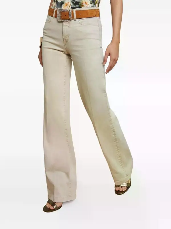 L'Agence Clayton Wide Leg Jeans