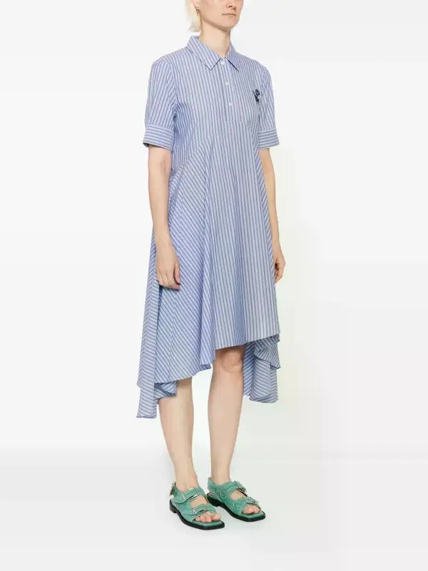Marni Striped Tulip Embroidered Dress