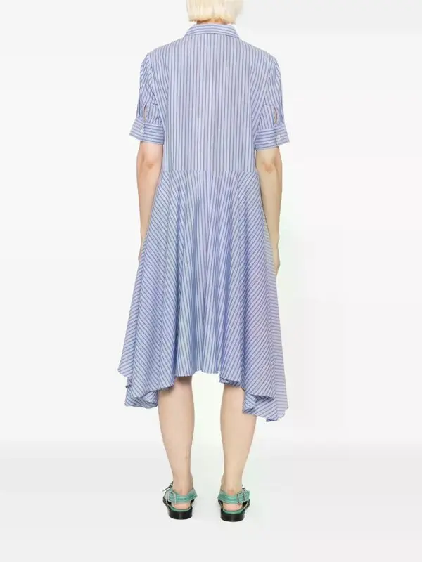 Marni Striped Tulip Embroidered Dress