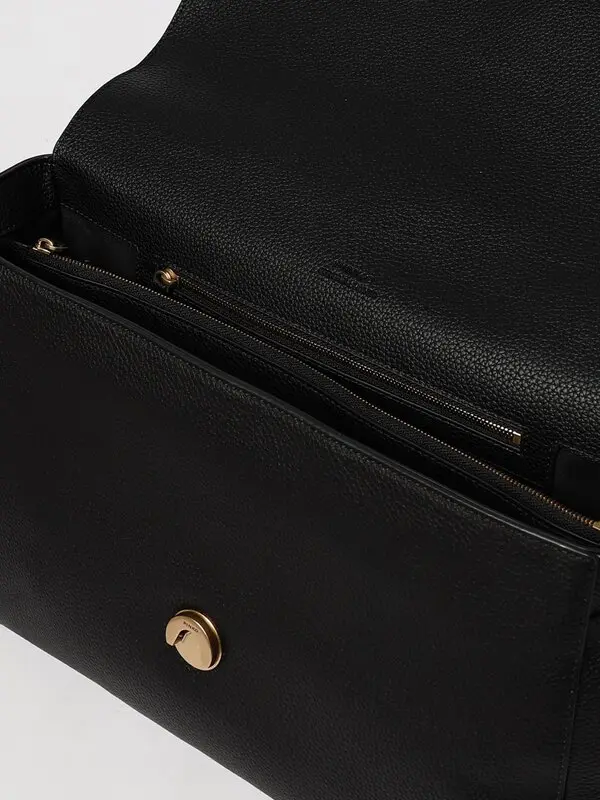 Pinko Leather Shoulder Bag - Black