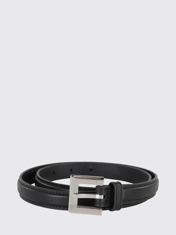 ANINE BING Leather Belt - Black