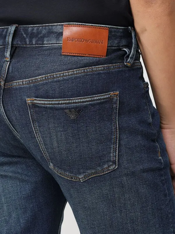 Emporio Armani Straight Leg Jeans - Blue