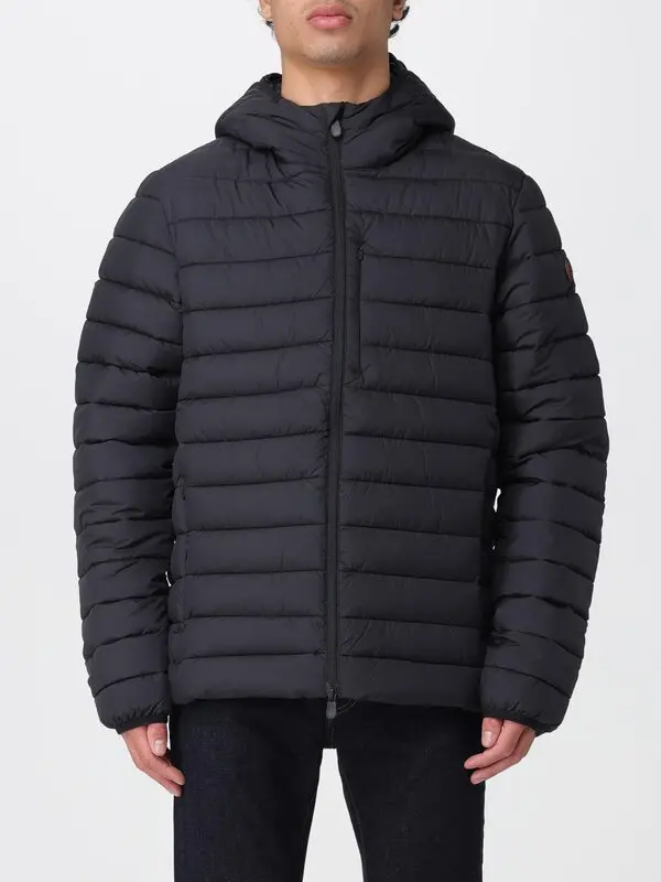 SAVE THE DUCK Quilted Hooded Jacket - Black