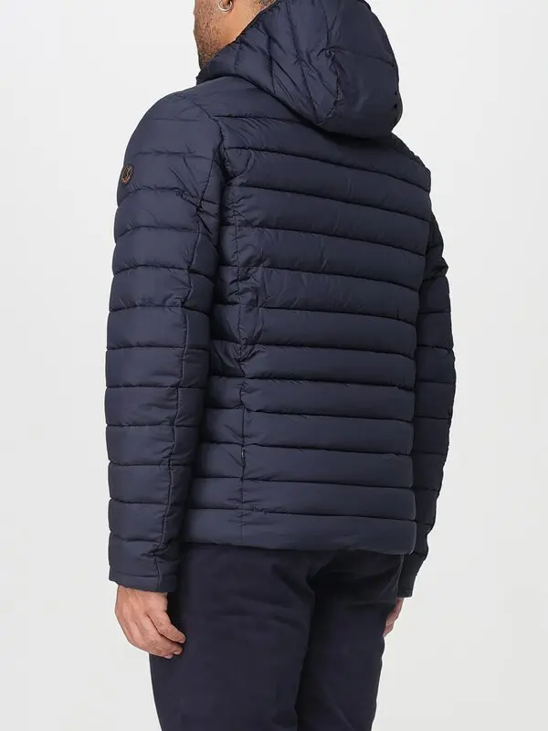SAVE THE DUCK Quilted Hooded Jacket - Blue