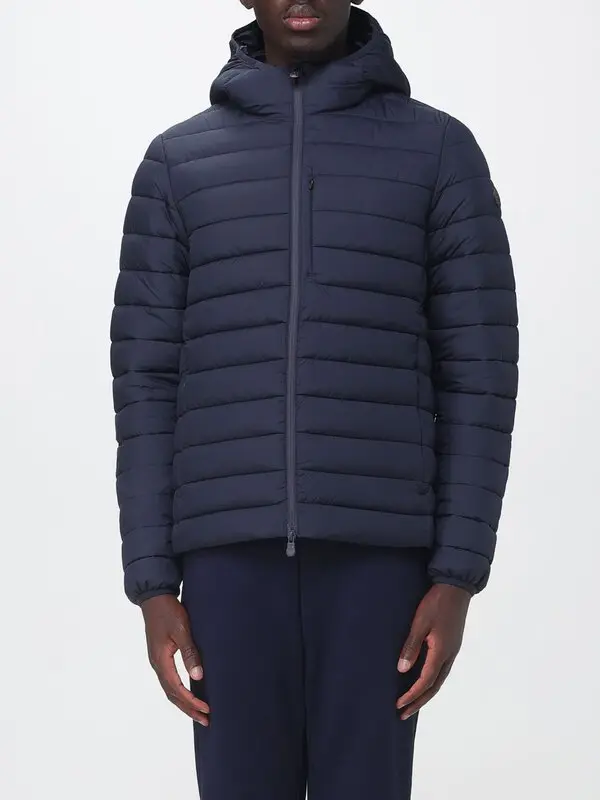 SAVE THE DUCK Hooded Padded Jacket - Blue
