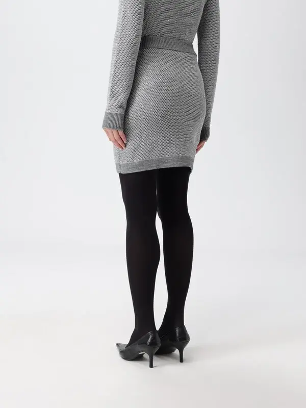 Elisabetta Franchi Knit Skirt - Grey