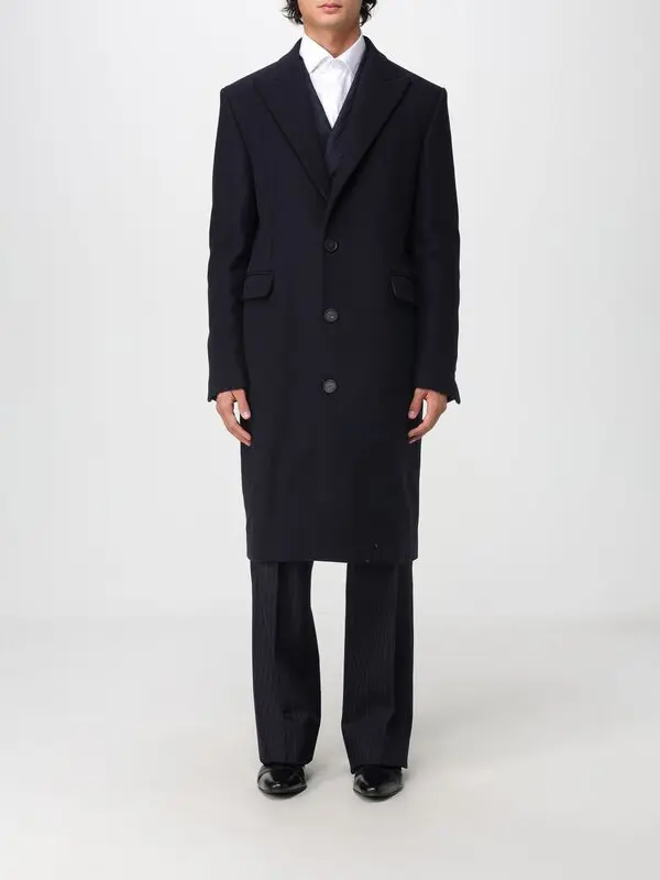 GOLDEN GOOSE Tailored Coat - Blue