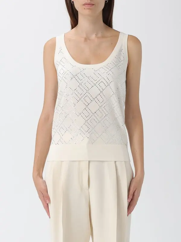 Elisabetta Franchi Top - Milk