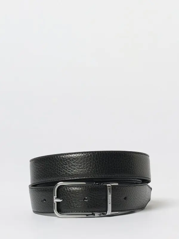 BOSS Leather Belt - Black