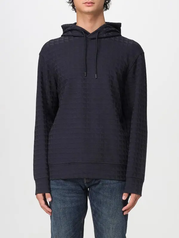 Emporio Armani Textured Hoodie