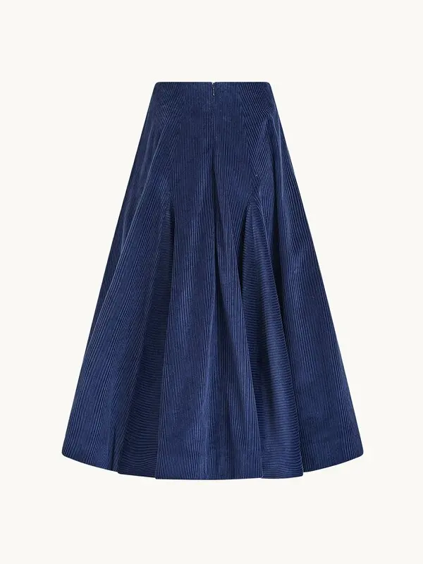 Rosie Assoulin Flouncy Skirt - Navy