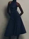 Rosie Assoulin Flouncy Skirt - Navy