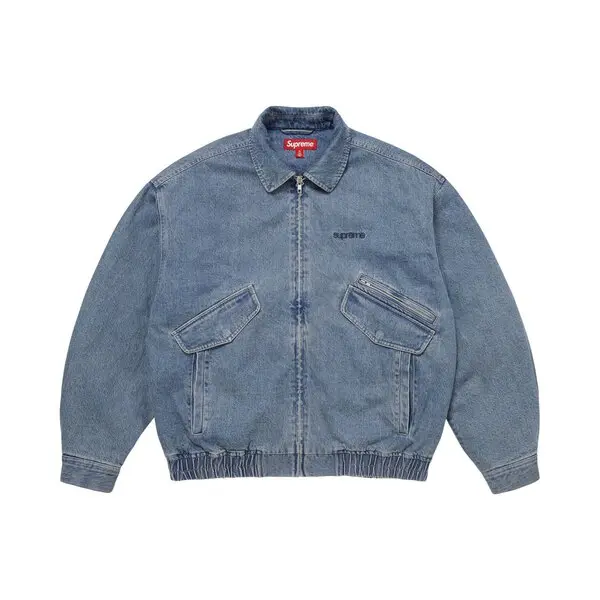 Supreme Hooded Denim Utility Jacket