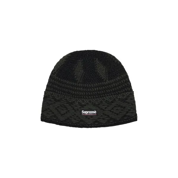 Supreme Diamond Beanie - Black