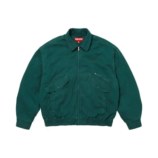 Supreme Hooded Utility Jacket - Green | Editorialist