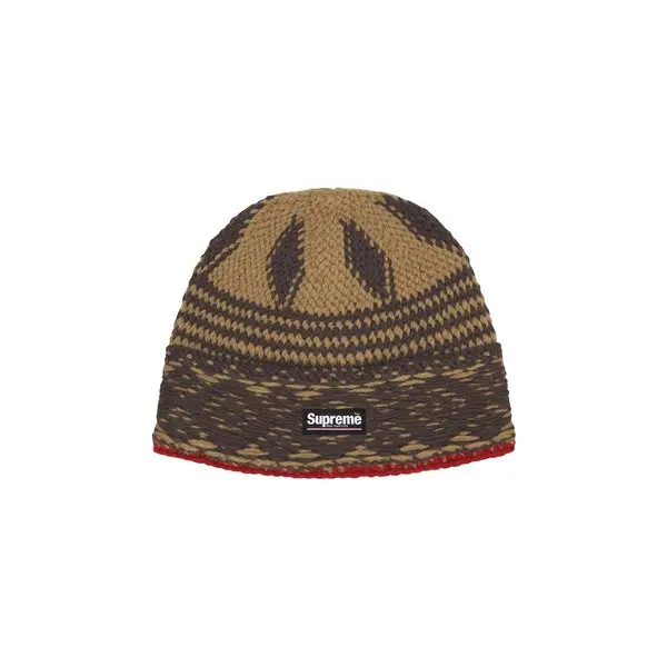 Supreme Diamond Beanie - Tan