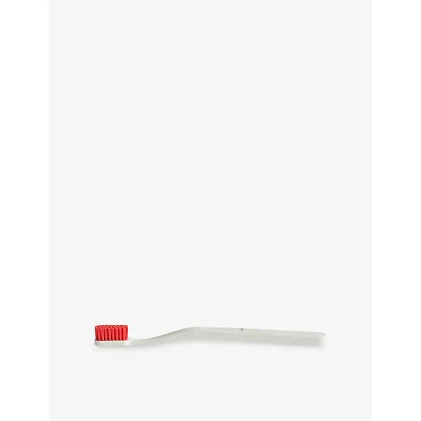HAY Tann Everyday Plastic Toothbrush - Off-white And Red