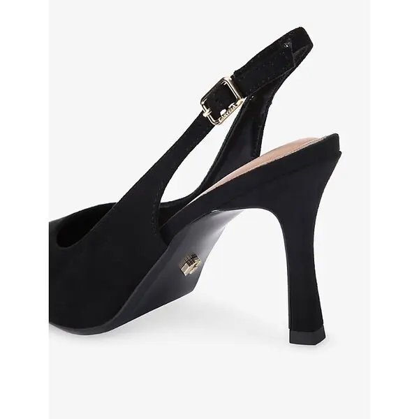 Carvela Corletta Wide-fit Heeled Slingbacks - Black