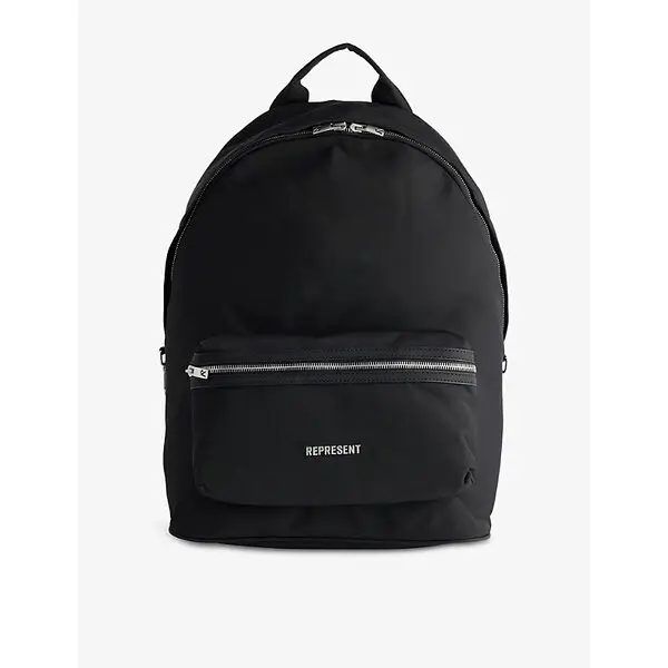 REPRESENT Script Hardware Nylon Backpack - Black