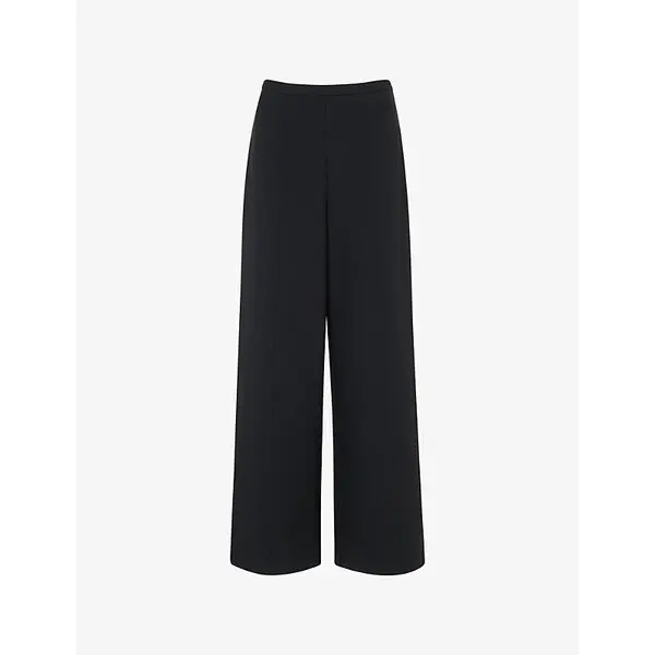 Whistles Wide-leg High-rise Stretch-woven Trousers