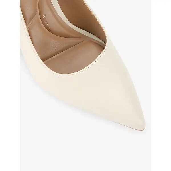 Carvela Corletta Wide-fit Heeled Slingbacks - Bone