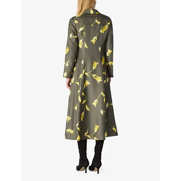 whistles green floral dress Buy Whistles Light Green Floral Print Textured Midi Dress from Next USA