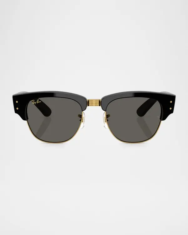 Ray-ban Rb0316s Mega Clubmaster A$ap Rocky Blacked Out Collection Square Sunglasses
