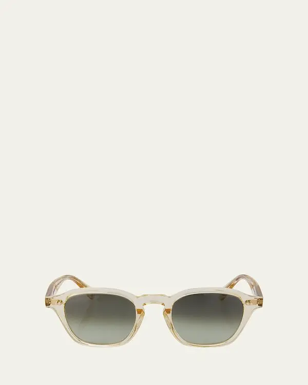 Oliver Spencer Acetate Square Frame Sunglasses