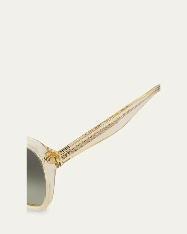 Oliver Spencer Acetate Square Frame Sunglasses