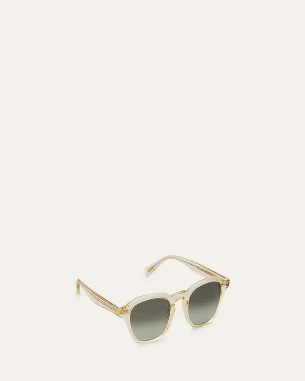Oliver Spencer Acetate Square Frame Sunglasses