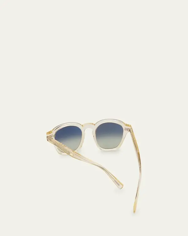 Oliver Spencer Acetate Square Frame Sunglasses
