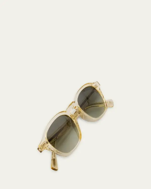 Oliver Spencer Acetate Square Frame Sunglasses