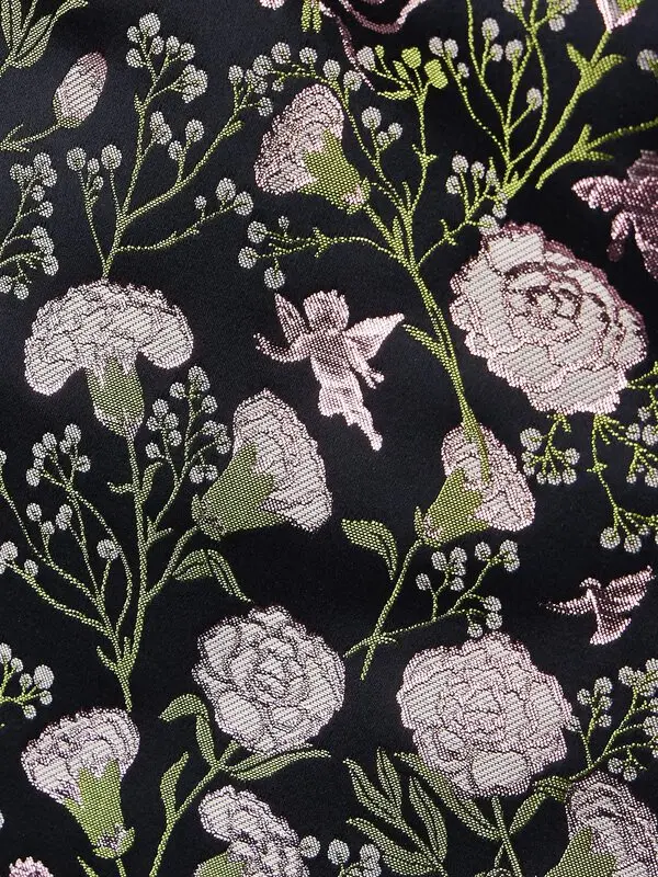 WIEDERHOEFT Brocade Mini Skirt
